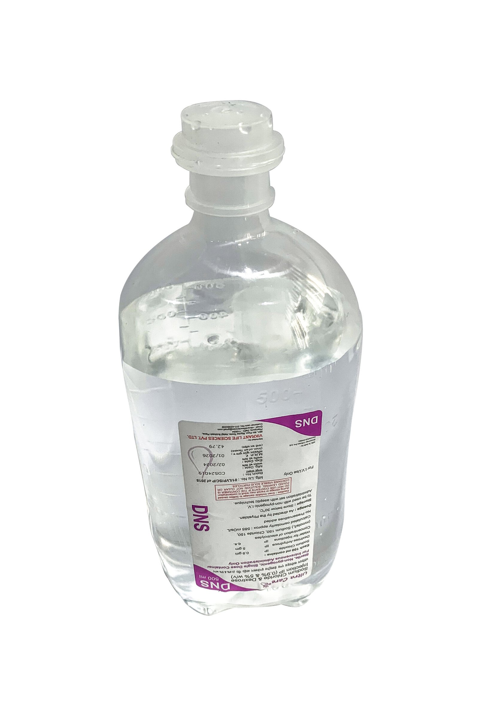 DNS 500 – 5% Dextrose and 0.9 % normal saline solution 500 ml - Vikrant ...