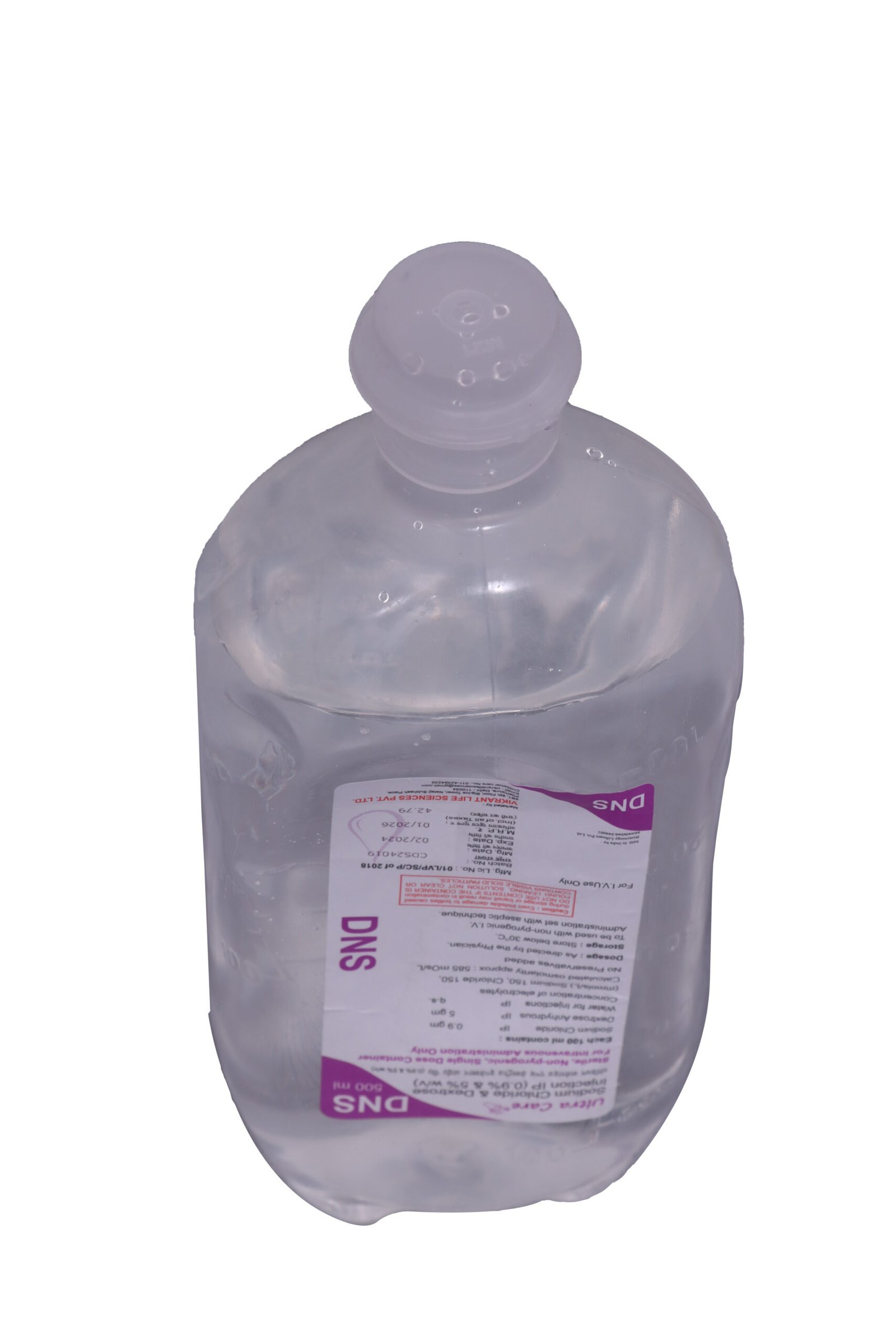 DNS 500 – 5% Dextrose and 0.9 % normal saline solution 500 ml - Vikrant ...