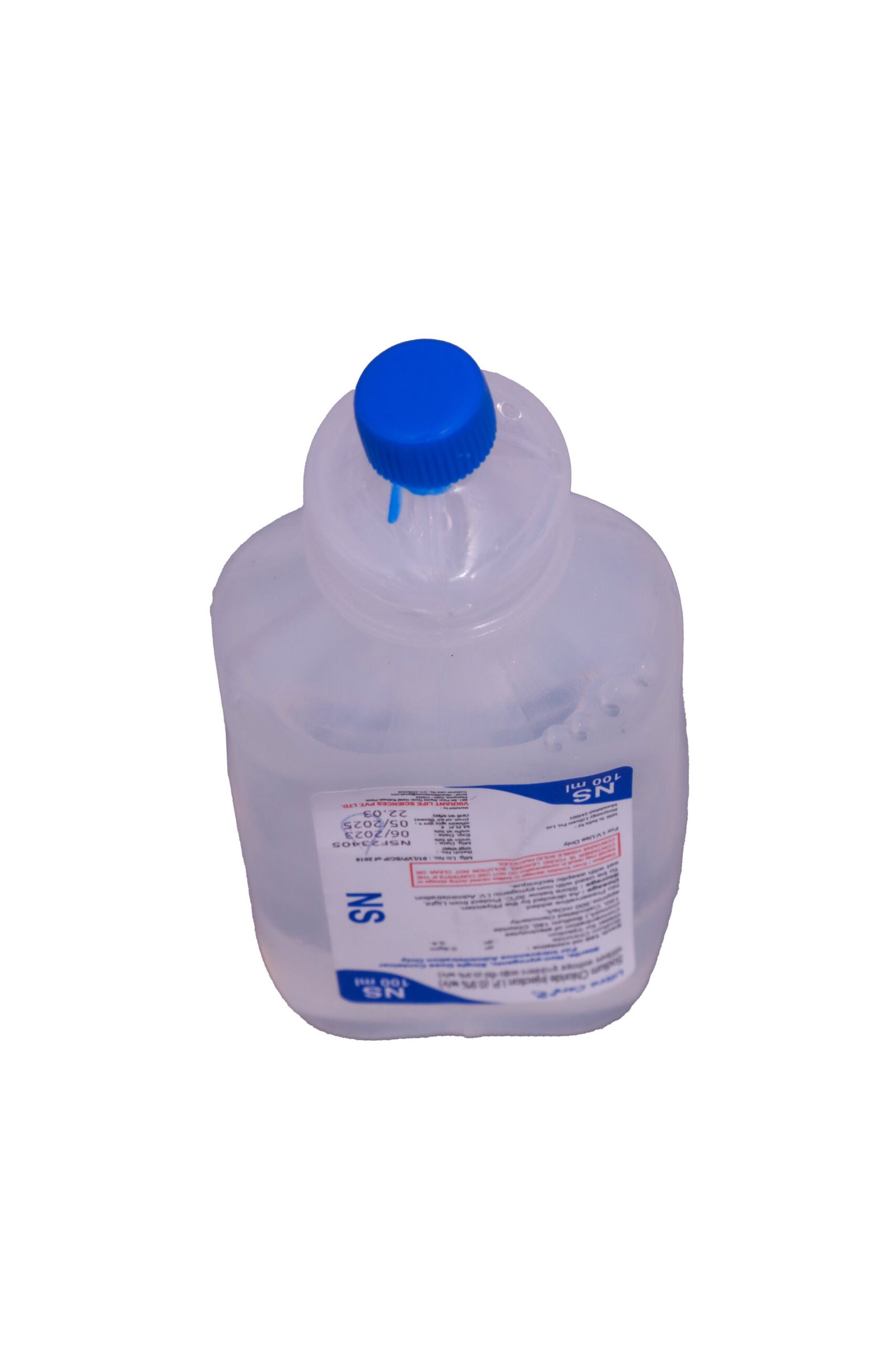 NS 100 ml – 0.9 % NORMAL SALINE SOLUTION, 100 ml - Vikrant Life Sciences