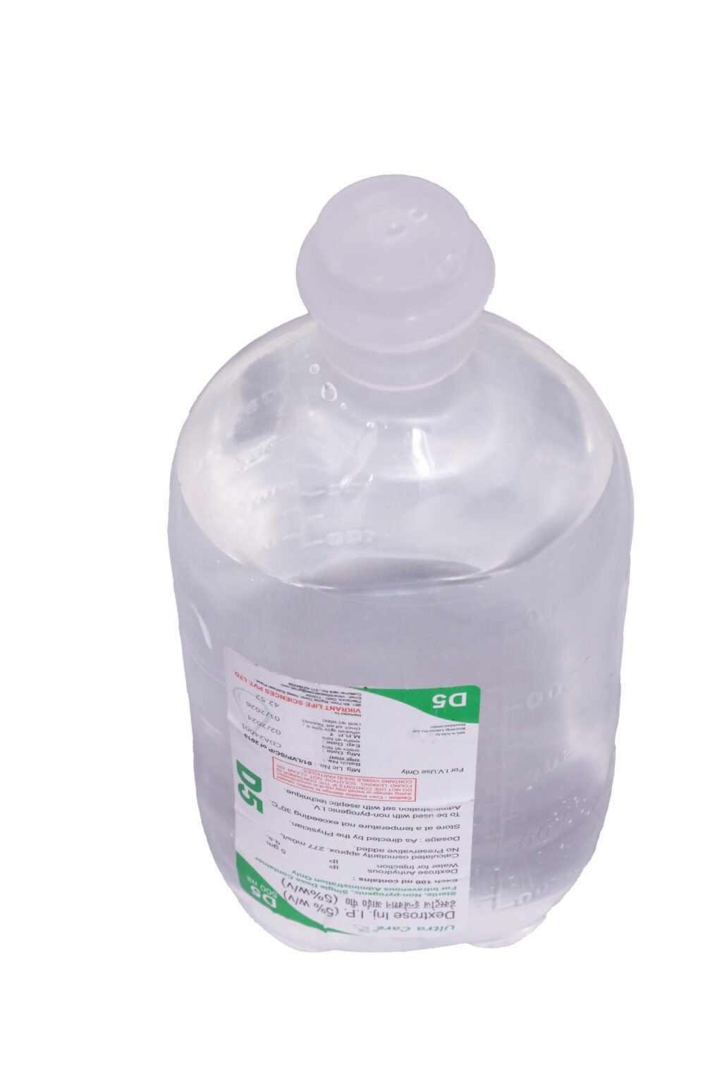 D5 500 ml – 5% DEXTROSE SOLUTION, 500 ml - Vikrant Life Sciences