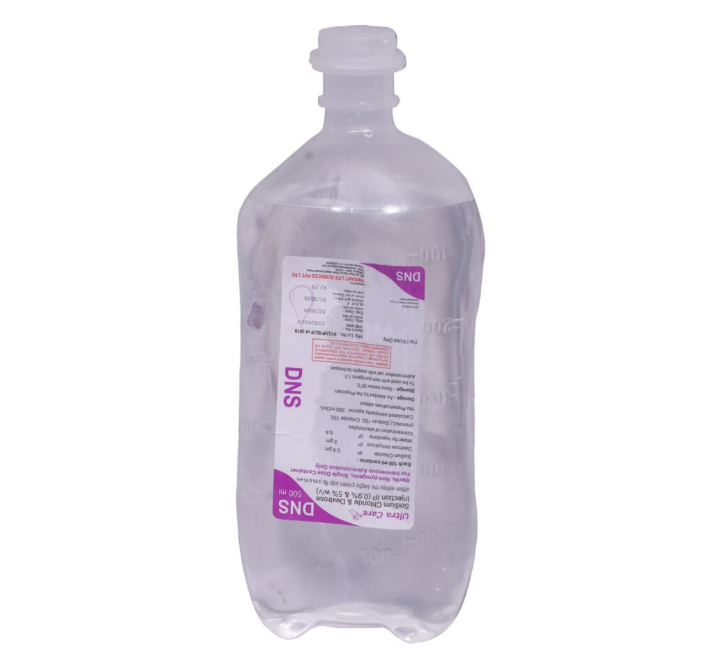 DNS 500 – 5% Dextrose and 0.9 % normal saline solution 500 ml - Vikrant ...