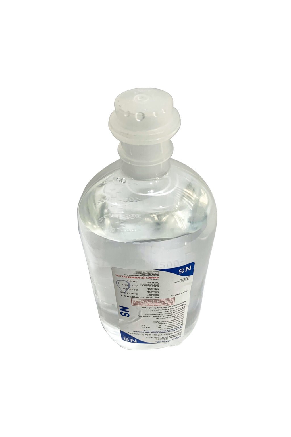 NS 500 ml – 0.9 % NORMAL SALINE SOLUTION, 500 ml - Vikrant Life Sciences