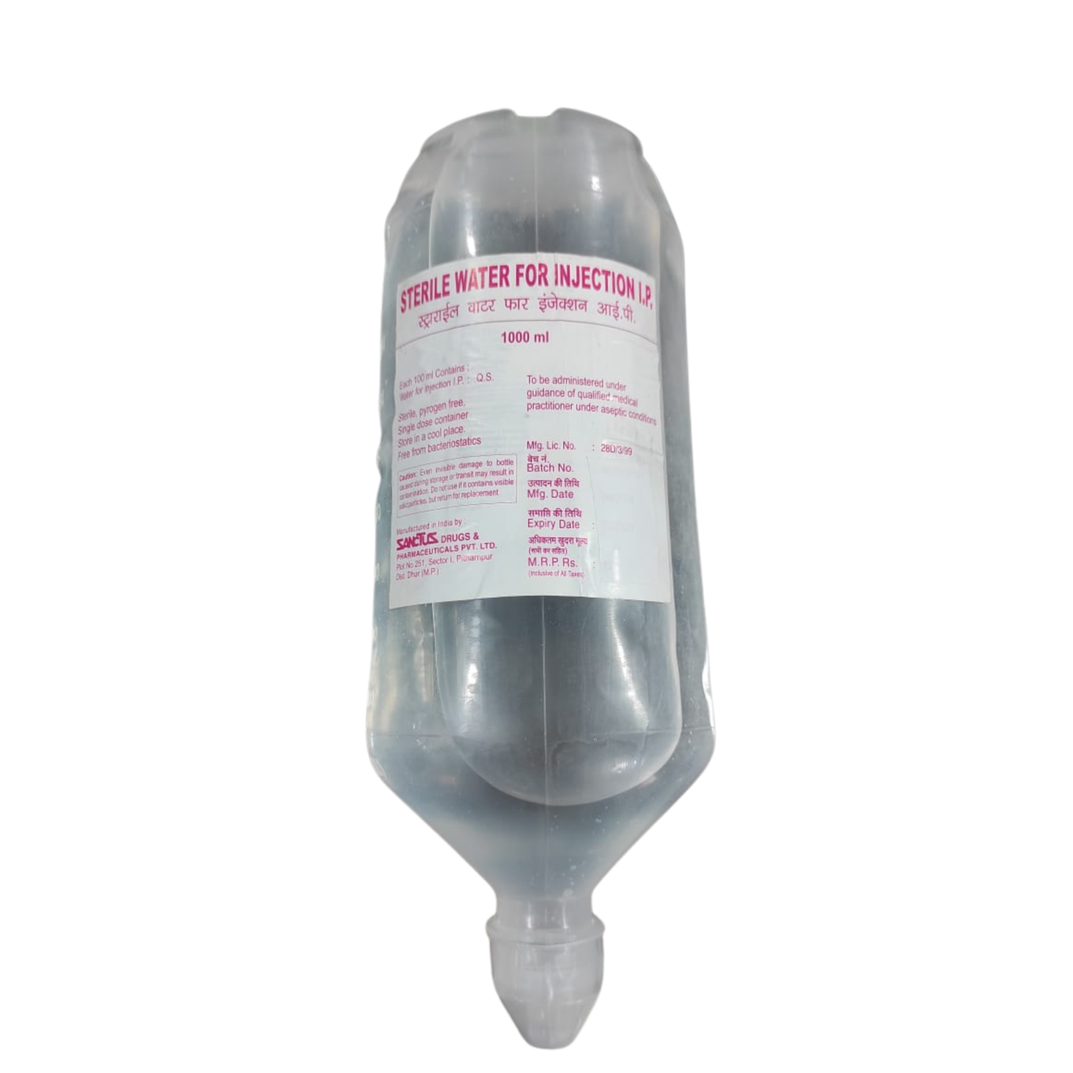 NS 100 ml – 0.9 % NORMAL SALINE SOLUTION, 100 ml - Vikrant Life Sciences